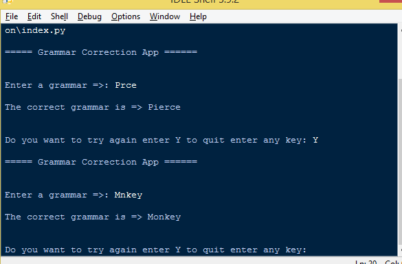 Simple Grammar Correction App In Python Free Source Code Sourcecodester